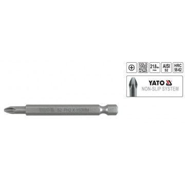 Bit cruce stea PH2 lungime 200mm YATO YT-0487