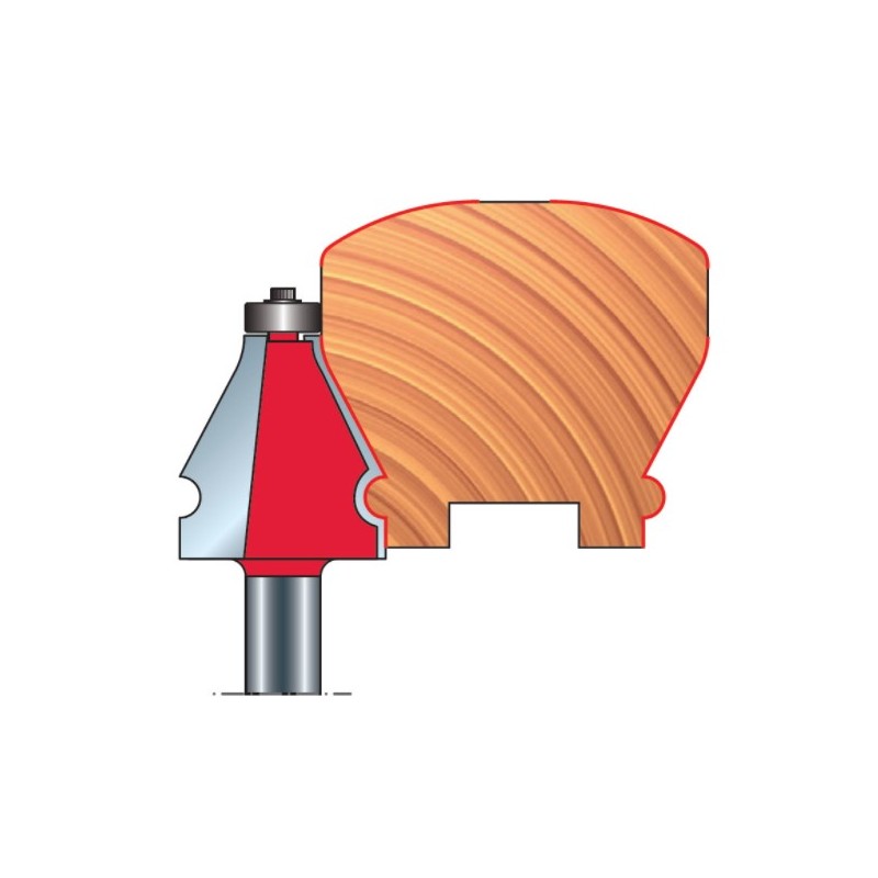 99-07212P FREUD Freza 35 mm profilata pentru mana curenta.