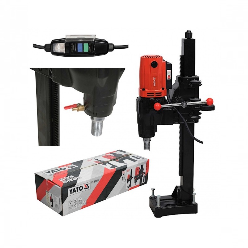 YT-81983 YATO Masina gaurit cu carote diamantate 2200W, suport inclus