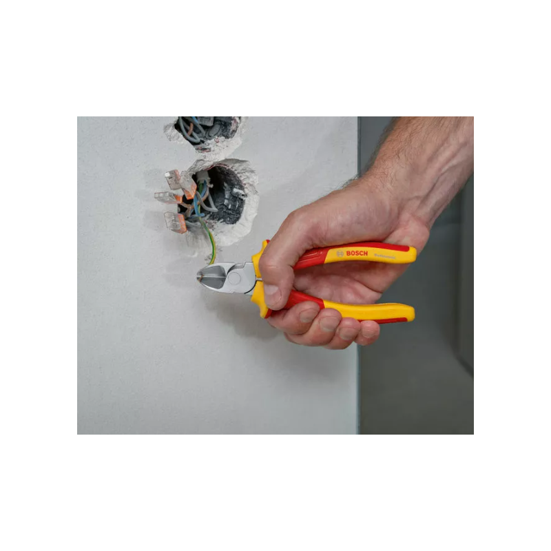 BOSCH Cleste cu taiere pe diagonala VDE izolat electric 1000V, 160 mm