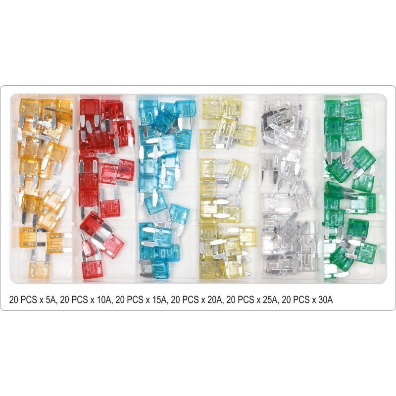 Set sigurante auto 120 PCS mini Yato