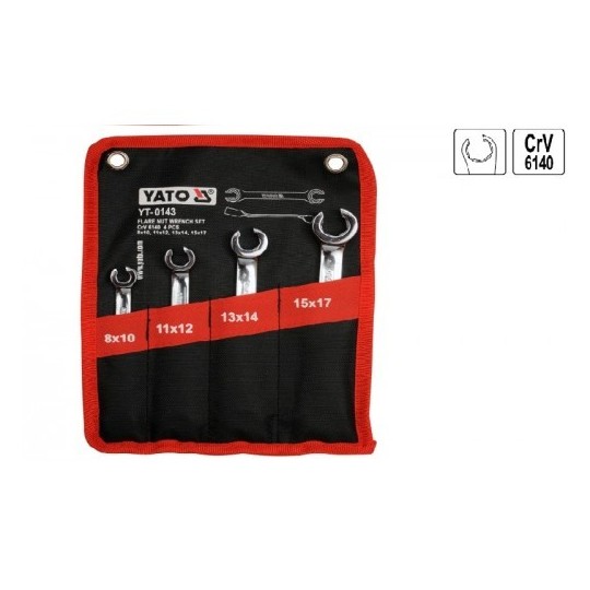 Set chei inelare semi-deschise YATO YT-0143